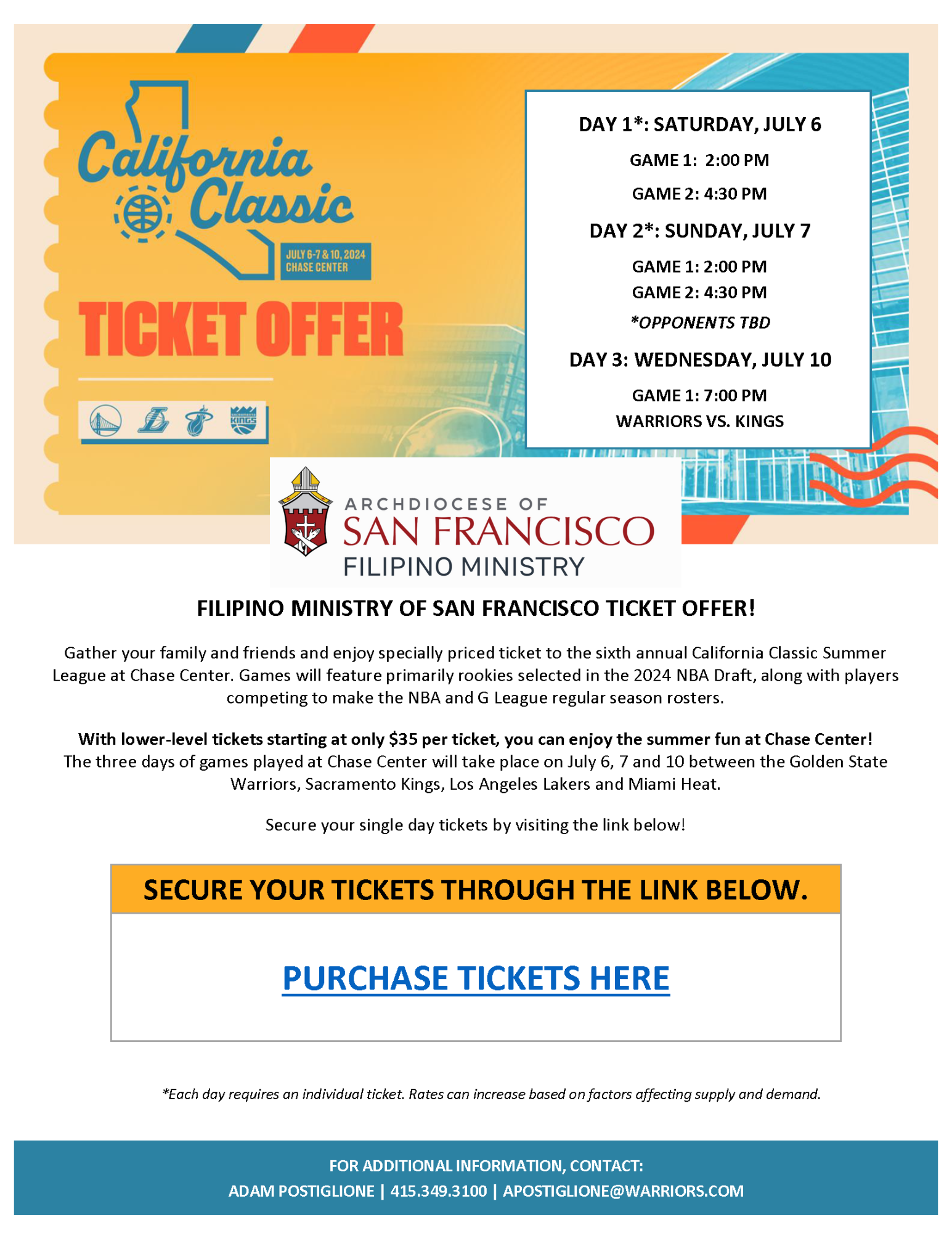 Filipino-Ministry-Warriors-Ticket-Offer – Filipino Ministry of San ...